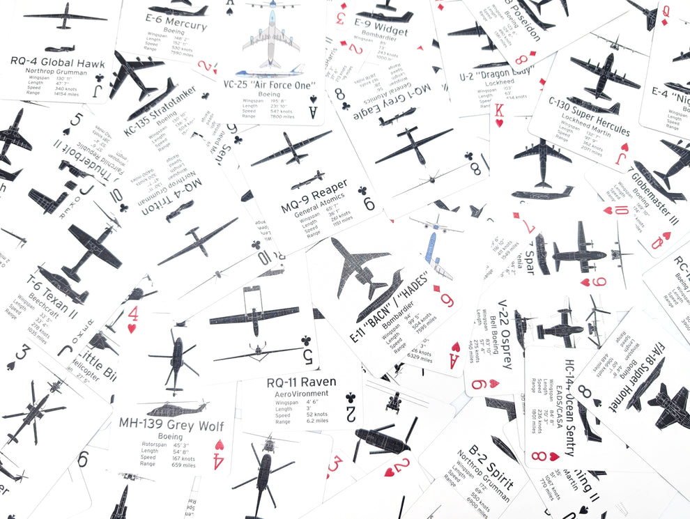 Aircraft Recognition Playing Cards – Recon Cards