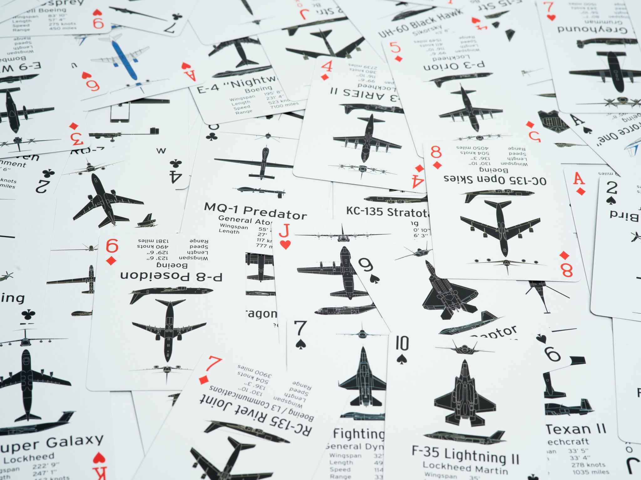 Aircraft Recognition Playing Cards – Recon Cards
